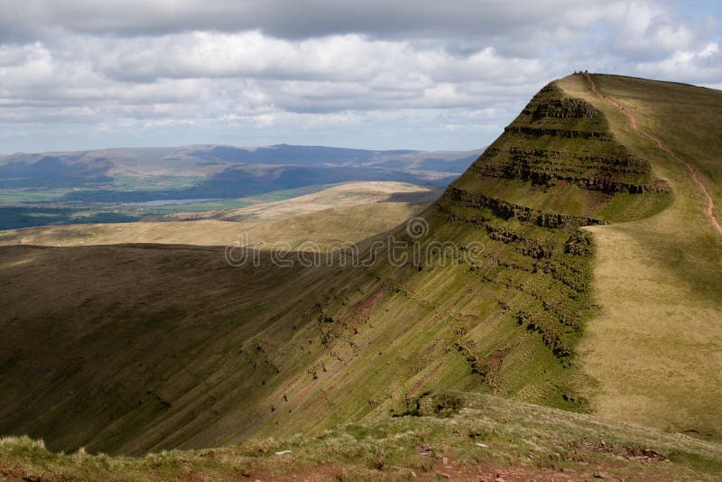 Spring Waterfall in the Brecon Beacons Stock Photo - Image of river ...