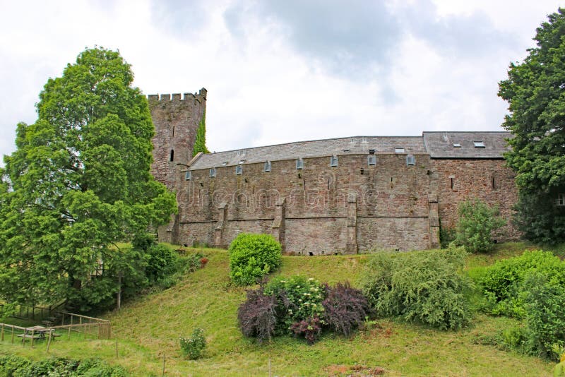 Old Castle in Brecon Beacons in South Wales Stock Photo - Image of ...