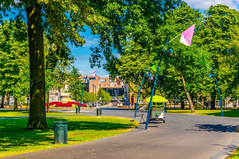 BREDA, NETHERLANDS, AUGUST 5, 2018: Valkenberg Park in Breda ...