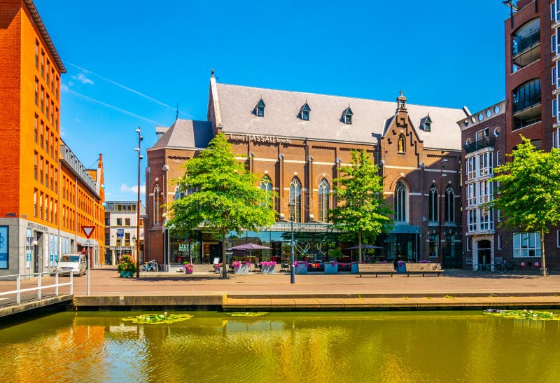 BREDA, NETHERLANDS, AUGUST 5, 2018: View of a Channel in the Center of ...