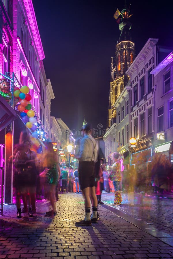 Carnaval at Night in the Netherlands Editorial Photography - Image of ...