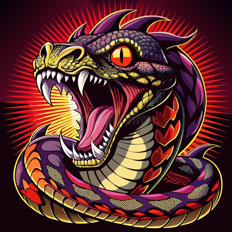 Bredls Python Friendly Walks House Vector Stock Vector - Illustration ...