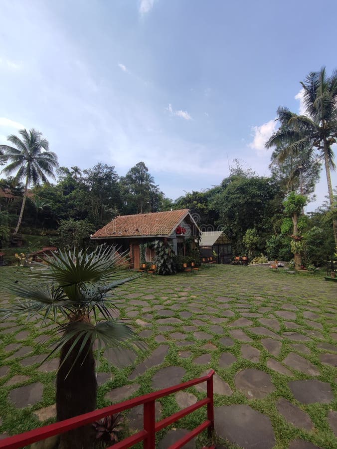 The Bree Puncak Hotel Front Yard Stock Image - Image of bree, hotel ...