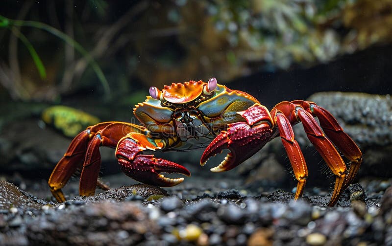 Breeding Red Claw Crabs -Generative Ai Stock Image - Image of shellfish ...