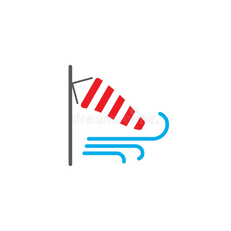 Breeze Icon Isolated On White Background. Vector Illustration. Stock ...