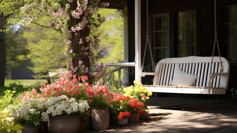 Breeze rustic spring stock illustration. Illustration of idyllic ...