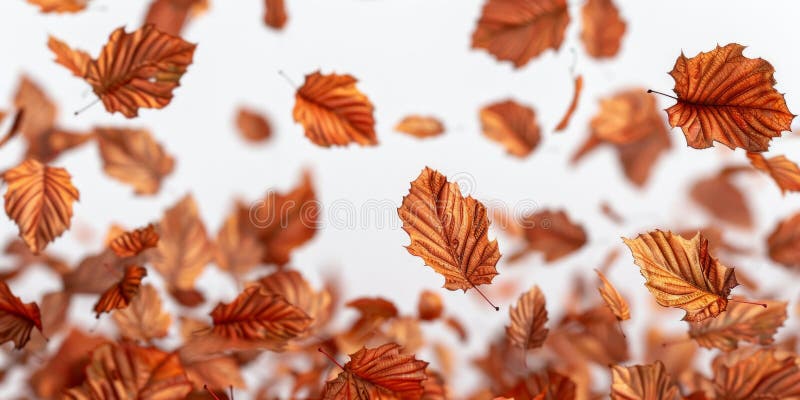 Breezy Autumn Leaf Fall stock image. Image of breeze - 315539527