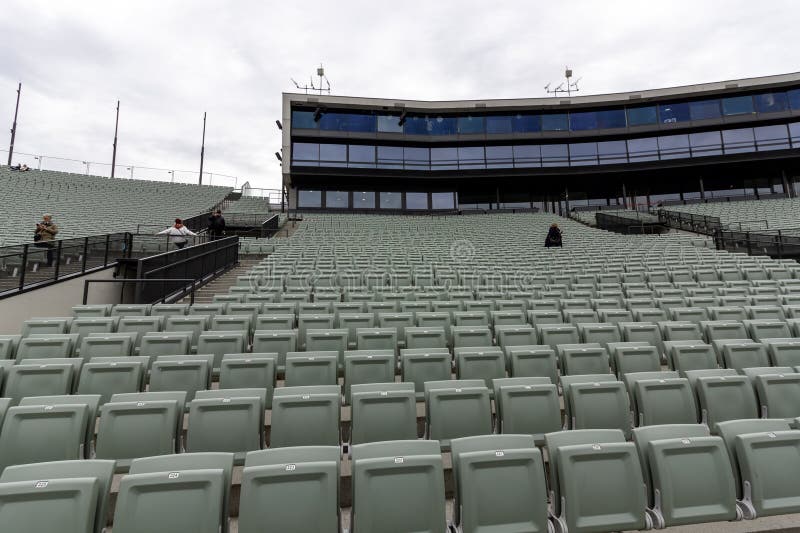 Empty Seats at the Boat Opera House in Bregenz, Austria. Lake of ...