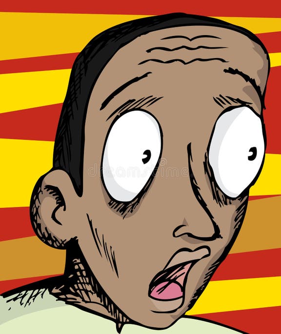 Breiter gemusterter Mann vektor abbildung. Illustration von nervös ...