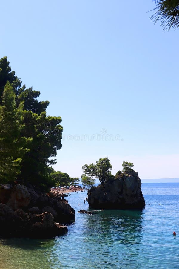 Brela Stone, Croatia stock image. Image of tourism, landscape - 289475349