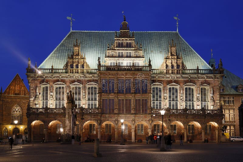 Bremen city hall stock photo. Image of building, historical - 38652314