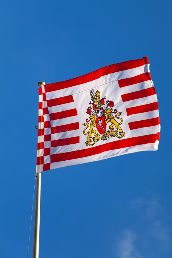 Bremen Flag stock photo. Image of flag, wind, hanse, city - 14549696