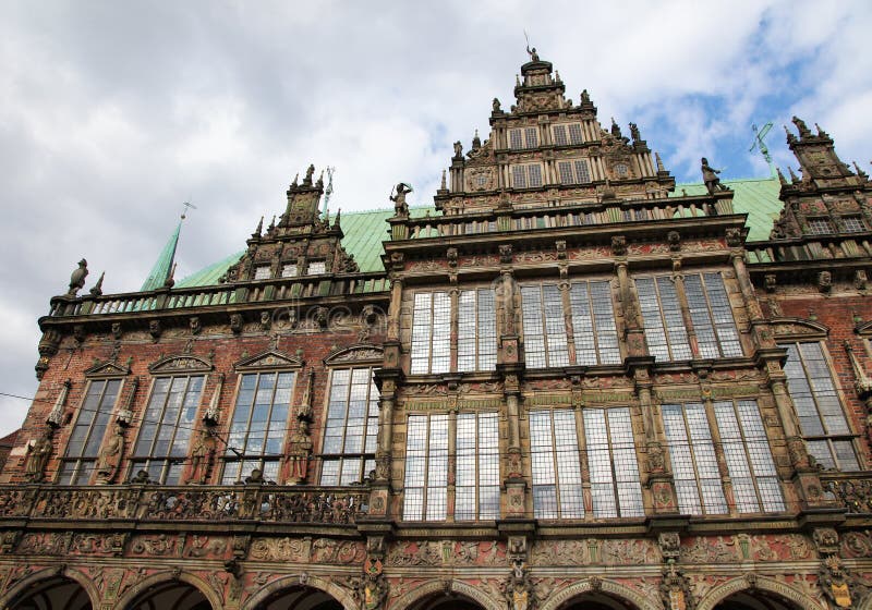 Bremen Rathaus stock photo. Image of landmark, hanseatic - 30455848