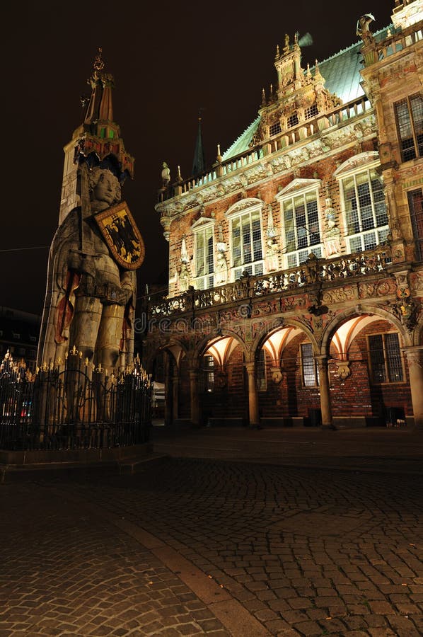 Bremen Roland is a Statue of Roland Stock Image - Image of roland ...