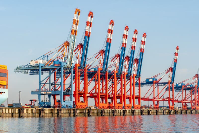EUROGATE Container Terminal Bremerhaven Editorial Stock Image - Image ...