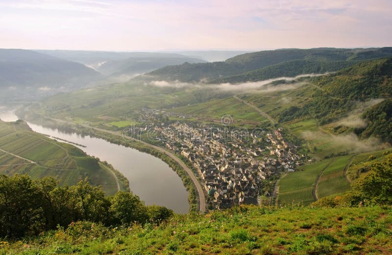 Bremm stock photo. Image of germany, meander, village - 36412512