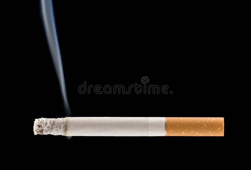 Brennende Zigarette stockfoto. Bild von giftig, falsch - 2701152