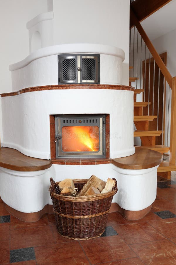 Brennender Ofen Bild. Bild: 10005453