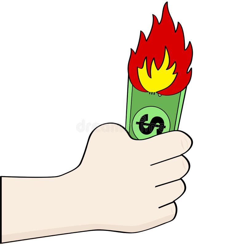 Brennendes Geld Stock Illustrationen, Vektors, & Klipart – (82 Stock ...