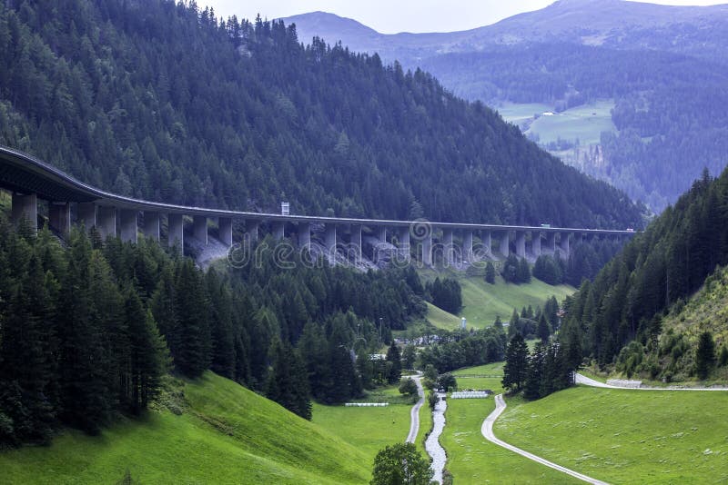 Brenner highway, Austria stock photo. Image of europabr - 22136046