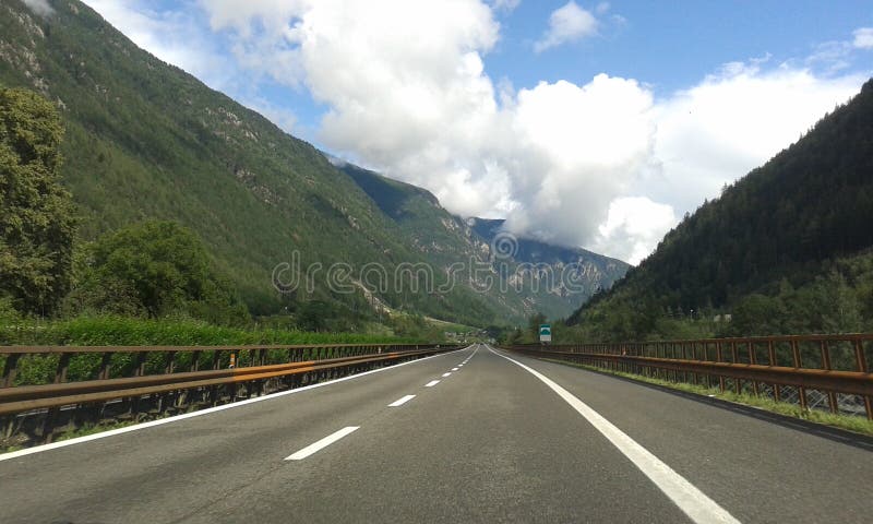 Brennero highway stock photo. Image of thoroughfare, lane - 44330316