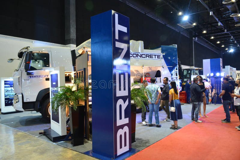 Brent Booth Display at Philconstruct in Pasay, Philippines Editorial ...