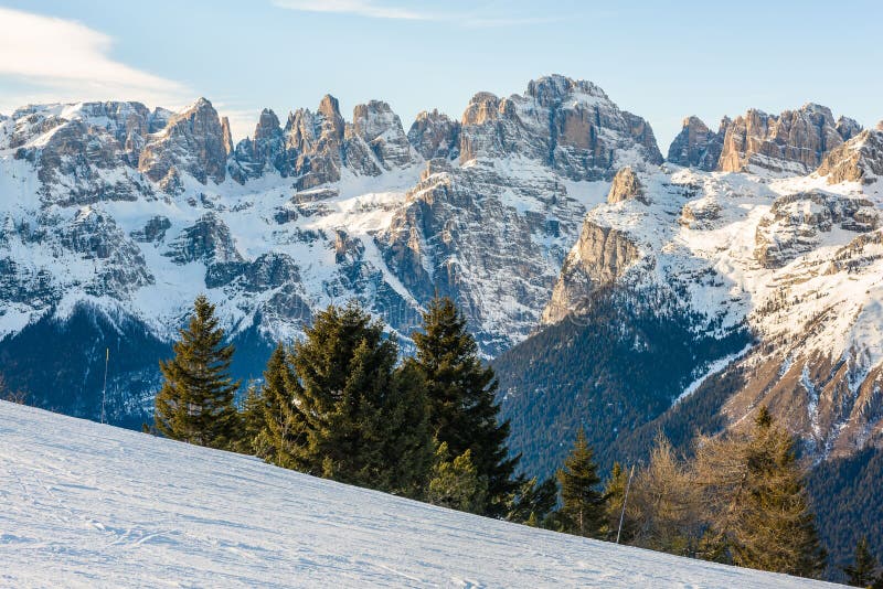 Brenta Group in the Dolomites Stock Photo - Image of mountain, alto ...