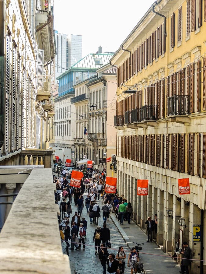 Brera Design Week editorial photo. Image of brera, europe - 96050206