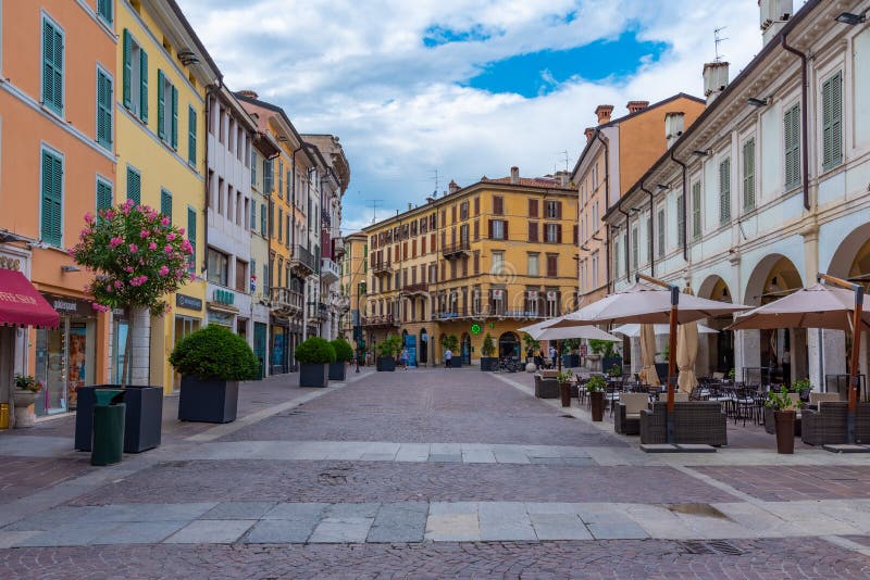 BRESCIA, ITALY, JULY 15, 2019: View of Corso Palestro in Brescia, Italy ...
