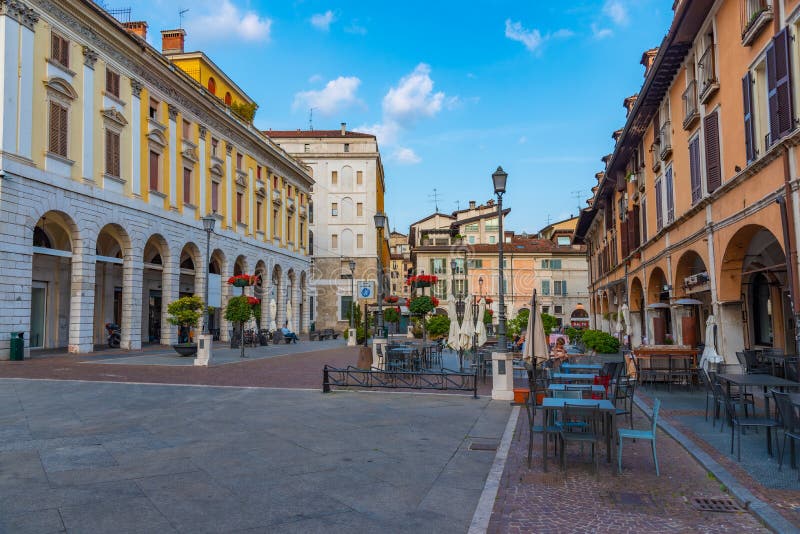 BRESCIA, ITALY, JULY 15, 2019: View of Corso Palestro in Brescia, Italy ...