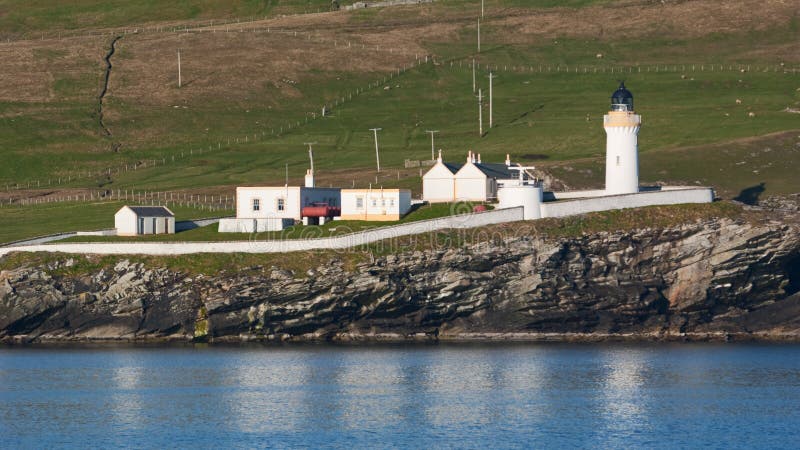 Bressay Lighthouse Shetland Isles Stock Image - Image of shetland ...