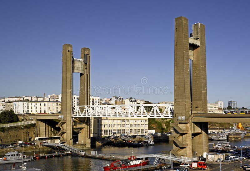 Brest : Vue De Pont-levis De Recouvrance Photo stock - Image du france ...