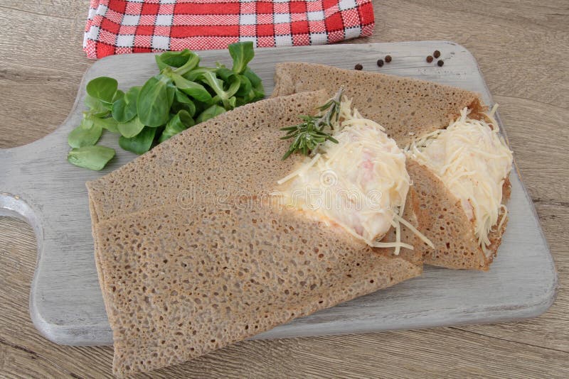 Breton galette stock photo. Image of french, table, lunch - 21233888