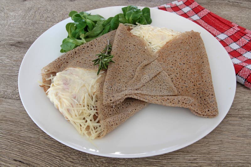 Breton galette stock photo. Image of french, table, lunch - 21233888