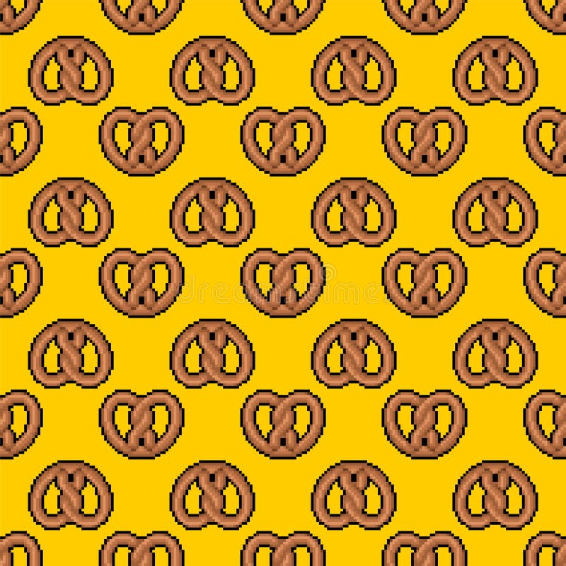 Bretzel Pixel Art Stock Illustrations – 4 Bretzel Pixel Art Stock ...