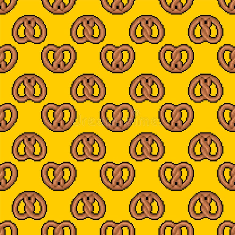Bretzel Pixel Art Stock Illustrations – 4 Bretzel Pixel Art Stock ...