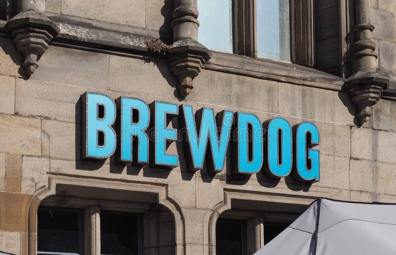 Brewdog pub sign in Dundee editorial stock image. Image of business ...