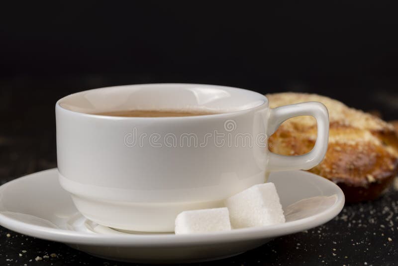 Brewed with Hot Water Tea Leaves of Green Tea Stock Photo - Image of ...