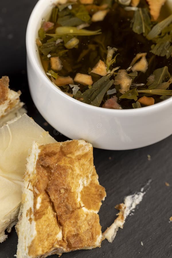 Brewed with Hot Water Tea Leaves of Green Tea Stock Photo - Image of ...