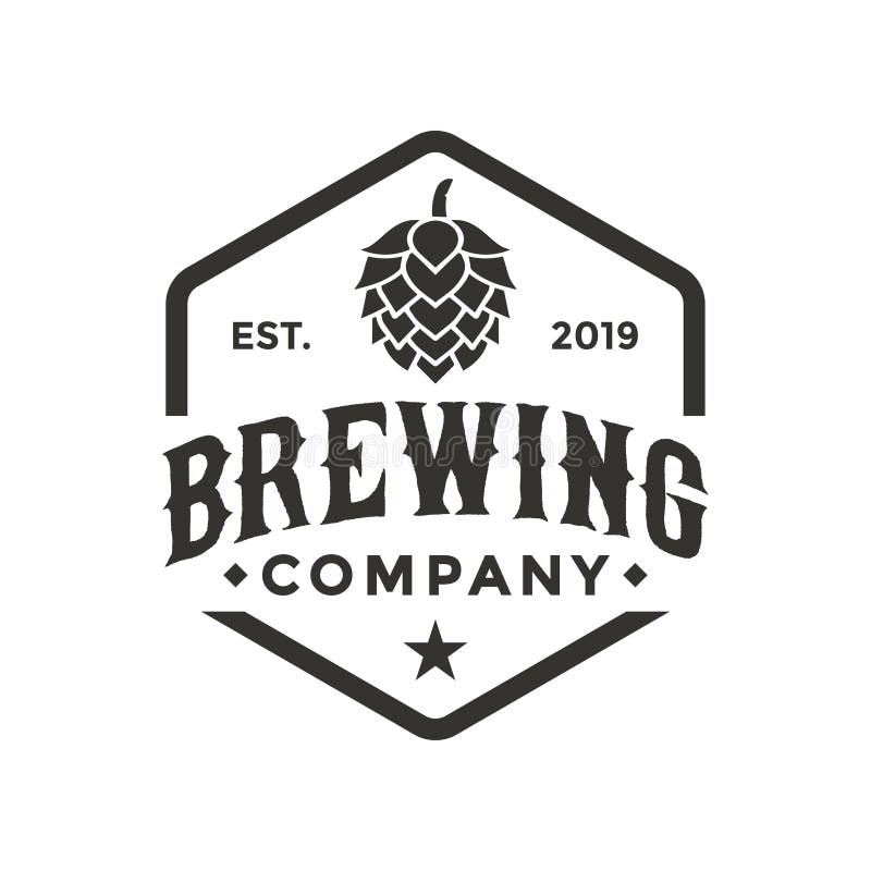 Brewing Company Logo Design Inspiration Stock Vector - Illustration of ...