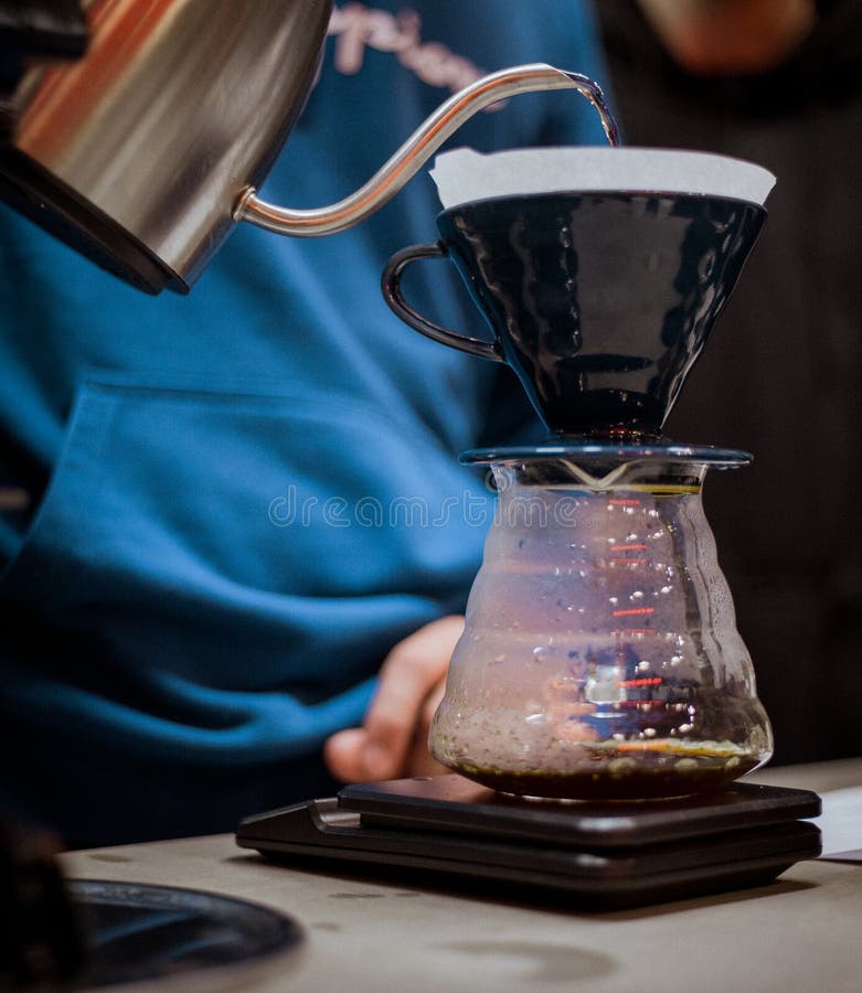 Hot Filter Coffee on Banana Leave and Traditional South Indian Vessels ...