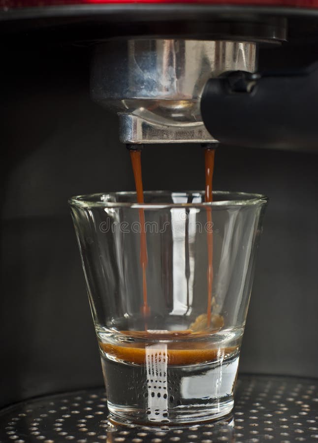 Brewing fresh espresso stock photo. Image of brewing - 69236840