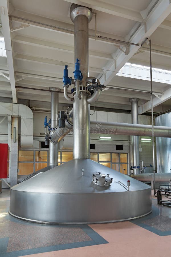 Brewing production stock photo. Image of indoor, manufacture - 37565074