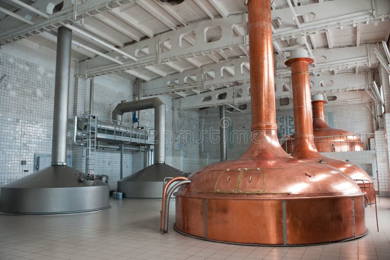 Brewing production stock photo. Image of horizontal, brewery - 52754752