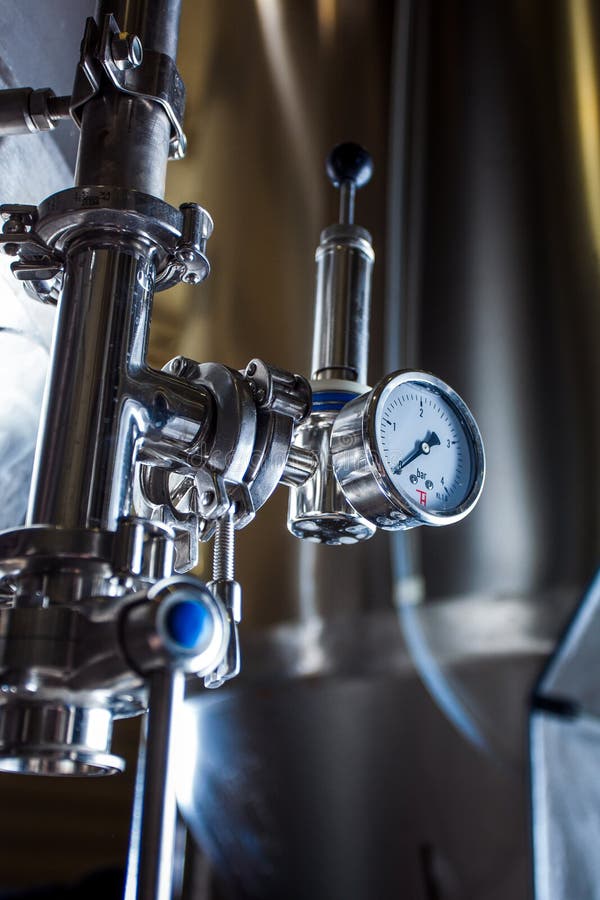 Brewing production vats stock photo. Image of processing - 237452526