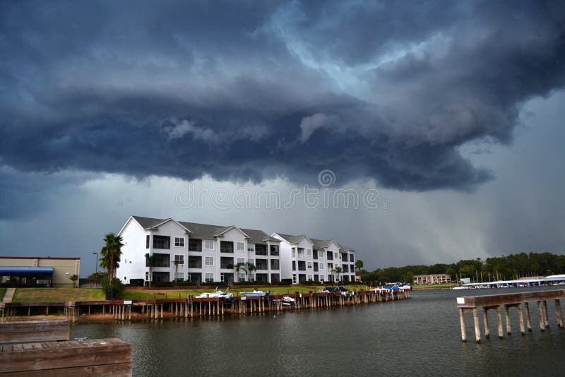 Storm Brewing From The Sea, Plymouth, Devon ,Uk Stock Image - Image of ...