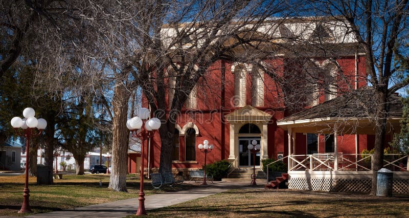The Brewster County Courthouse In Alpine Stock Image - Image of ...
