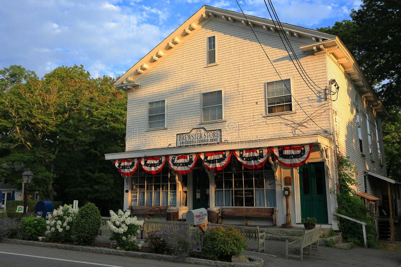 Brewster, MA, USA - July 29th 2025 - Store Front of the Iconic Brewster ...