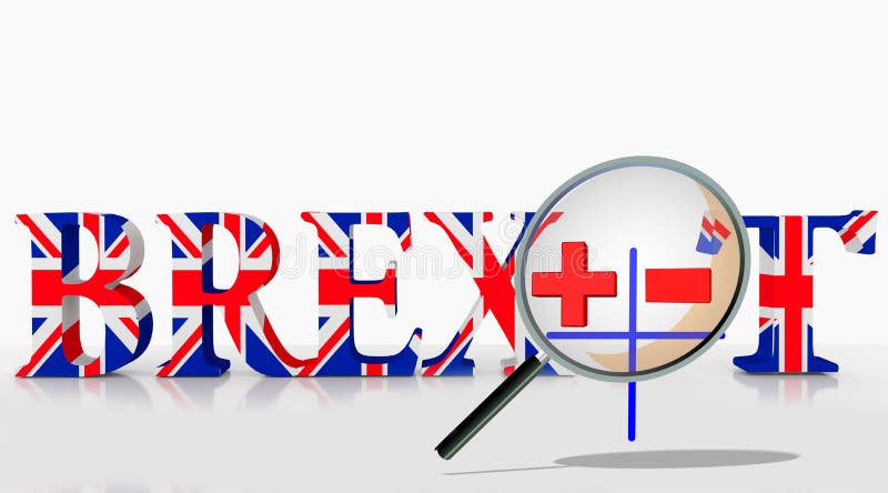 Brexit Advantages Disadvantages Yes Now Plus Minus, 3d Rendering Stock ... Brexit Advantages Disadvantages Yes Now Plus Minus, 3d Rendering Stock ...