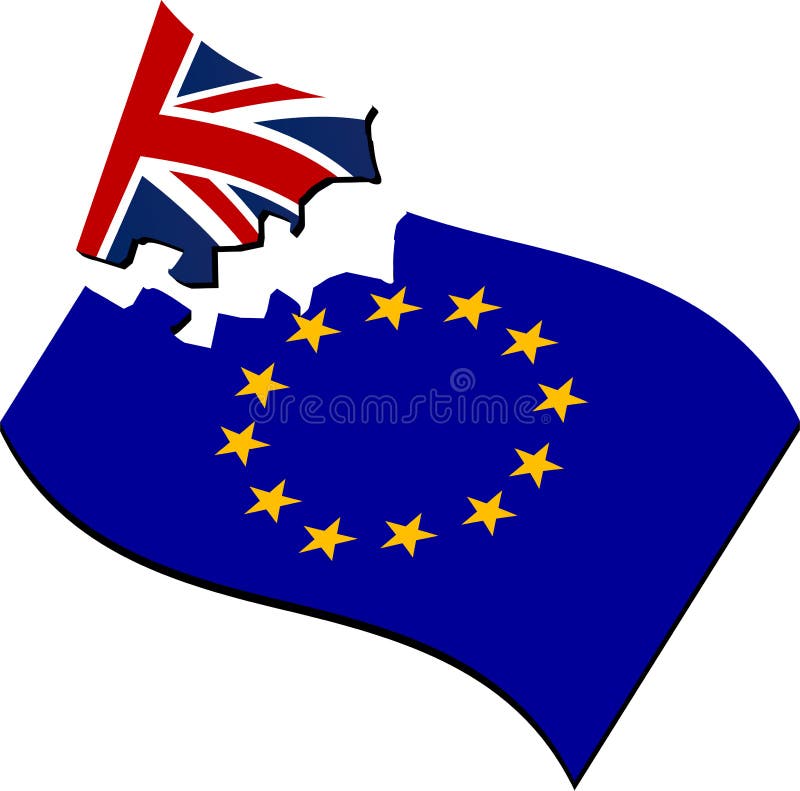 Brexit. Breaking of European Union Stock Vector - Illustration of icon ...